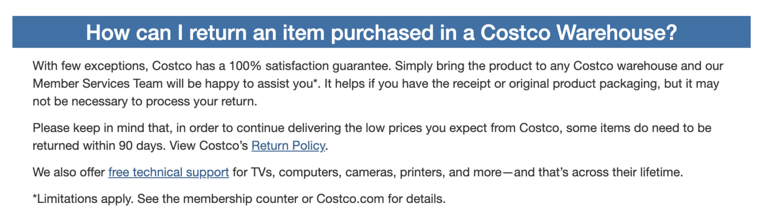 What You Can (and Can’t) Return at Costco - Erika Kullberg